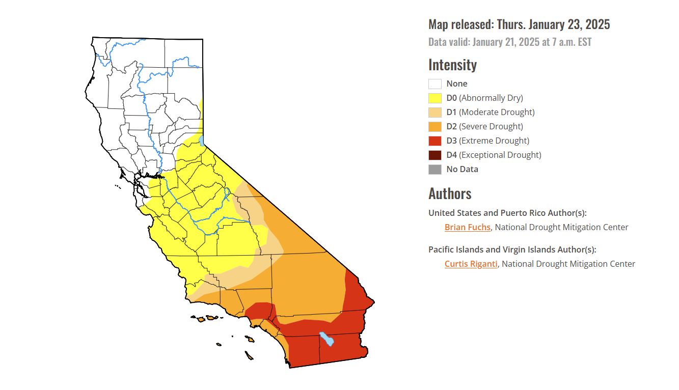 Map: Extreme drought expands into Los Angeles County – NBC Bay Area
