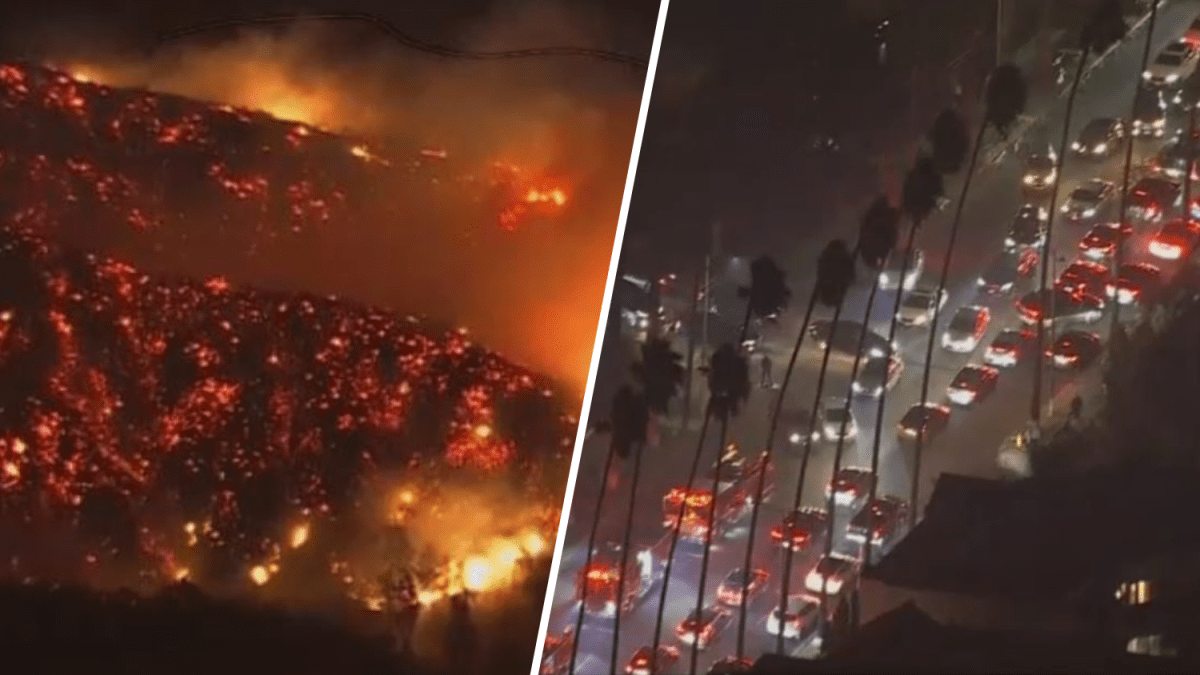 Evacuations ordered for Hollywood Hills fire – NBC Bay Area