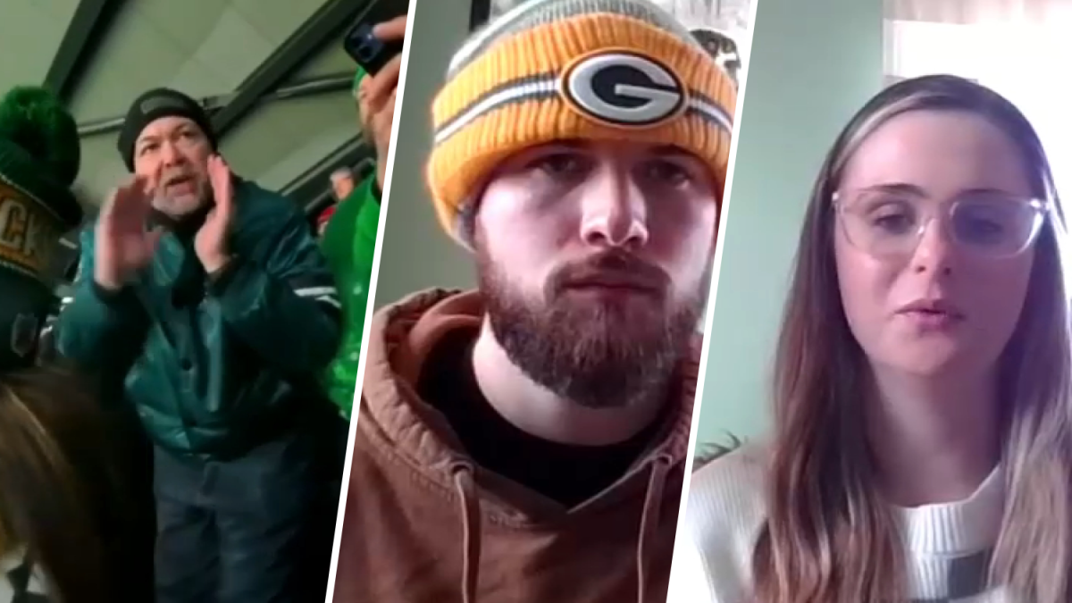 Packers fans who were harassed by Eagles fan speak out – NBC Bay Area