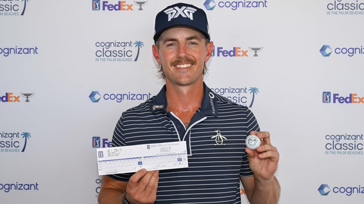 Jake Knapp shoots a 59 at the Cognizant Classic first round – NBC Bay Area