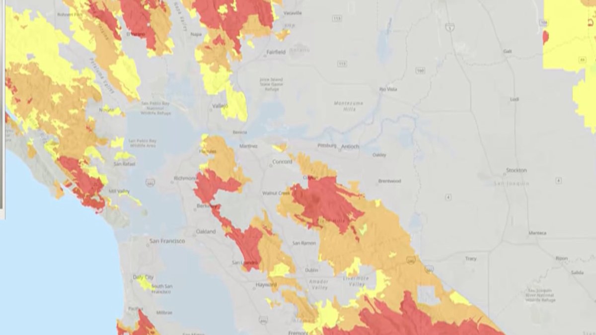 A closer look: New risk maps released – NBC Bay Area