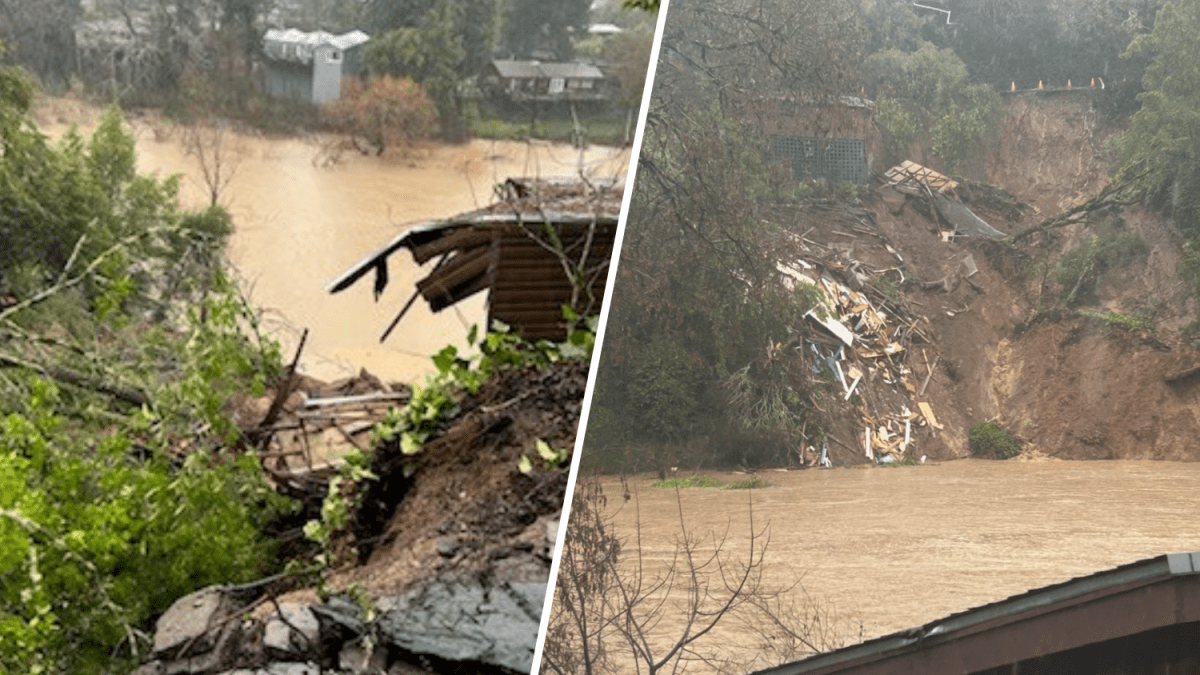 Mudslide causes Sonoma County home to slide into Russian River – NBC ...