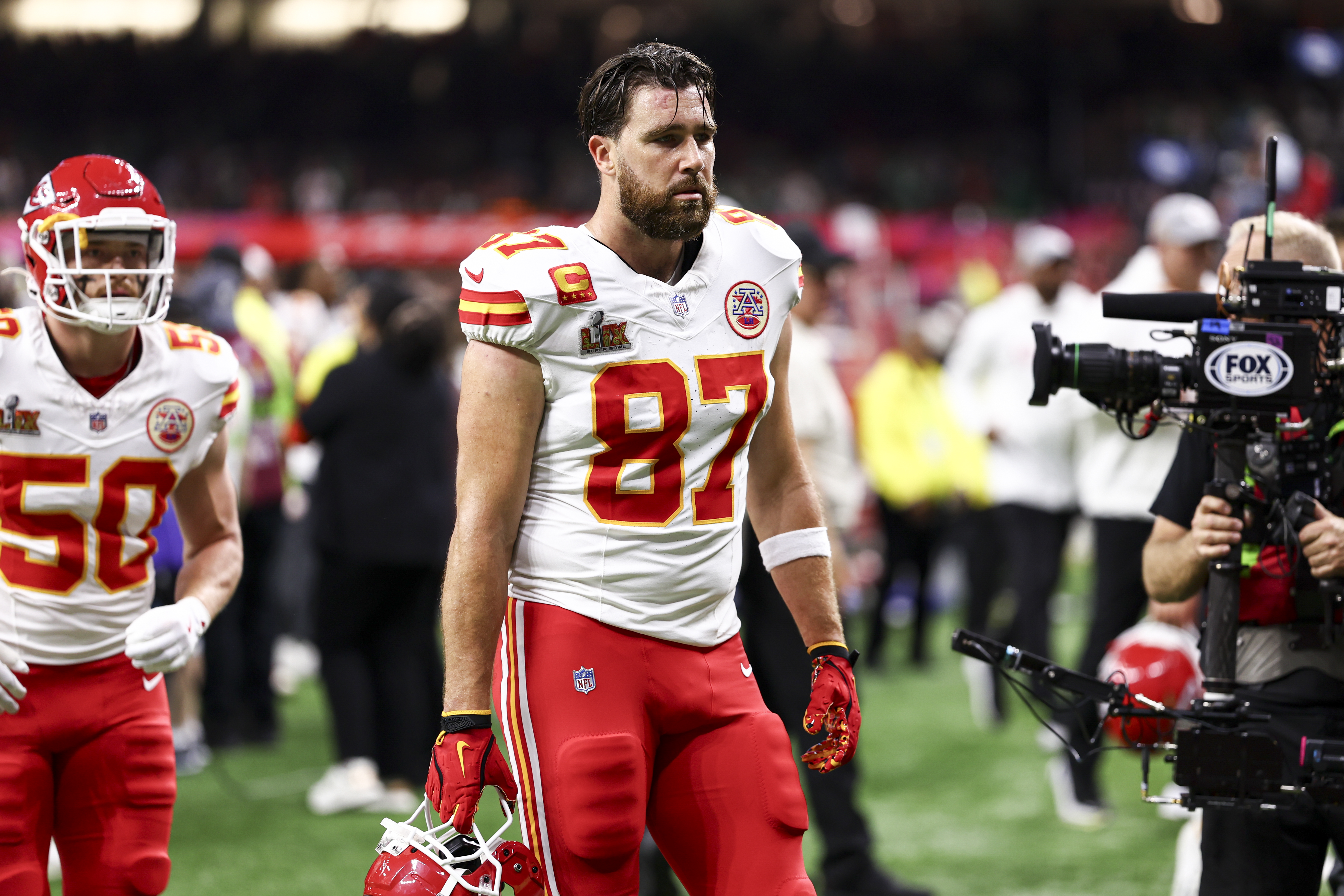 What Travis Kelce said after Chiefs’ Super Bowl loss to Eagles – NBC ...