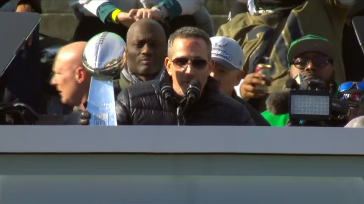 Eagles GM Howie Roseman bloodied by beer can at Super Bowl parade – NBC ...