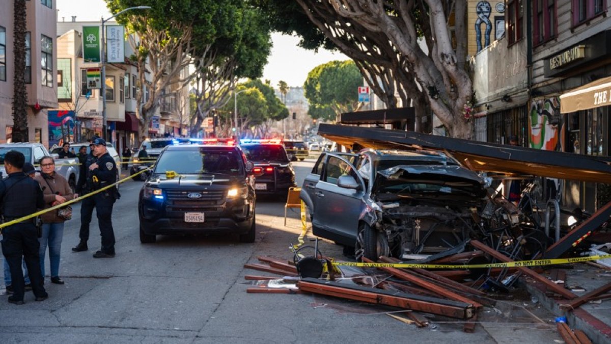6 injured after vehicle collides into pub parklet in SF’s Mission ...