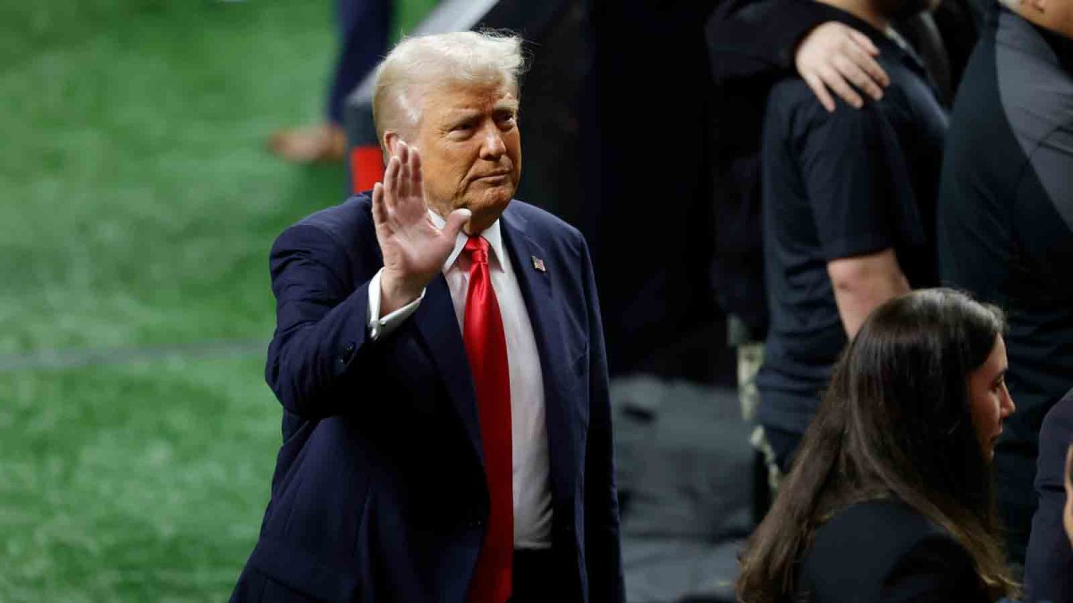Who is Donald Trump sitting with at the Super Bowl? – NBC Bay Area