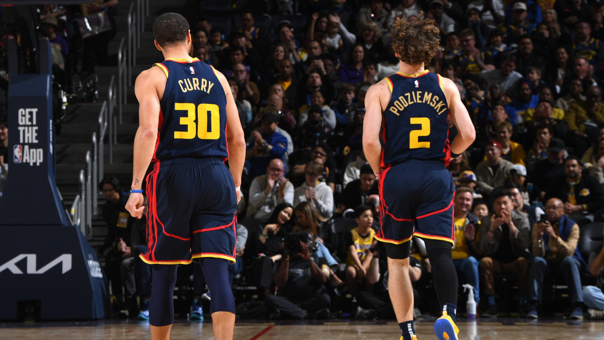 How Brandin Podziemski joined Steph Curry in Warriors history vs Spurs ...