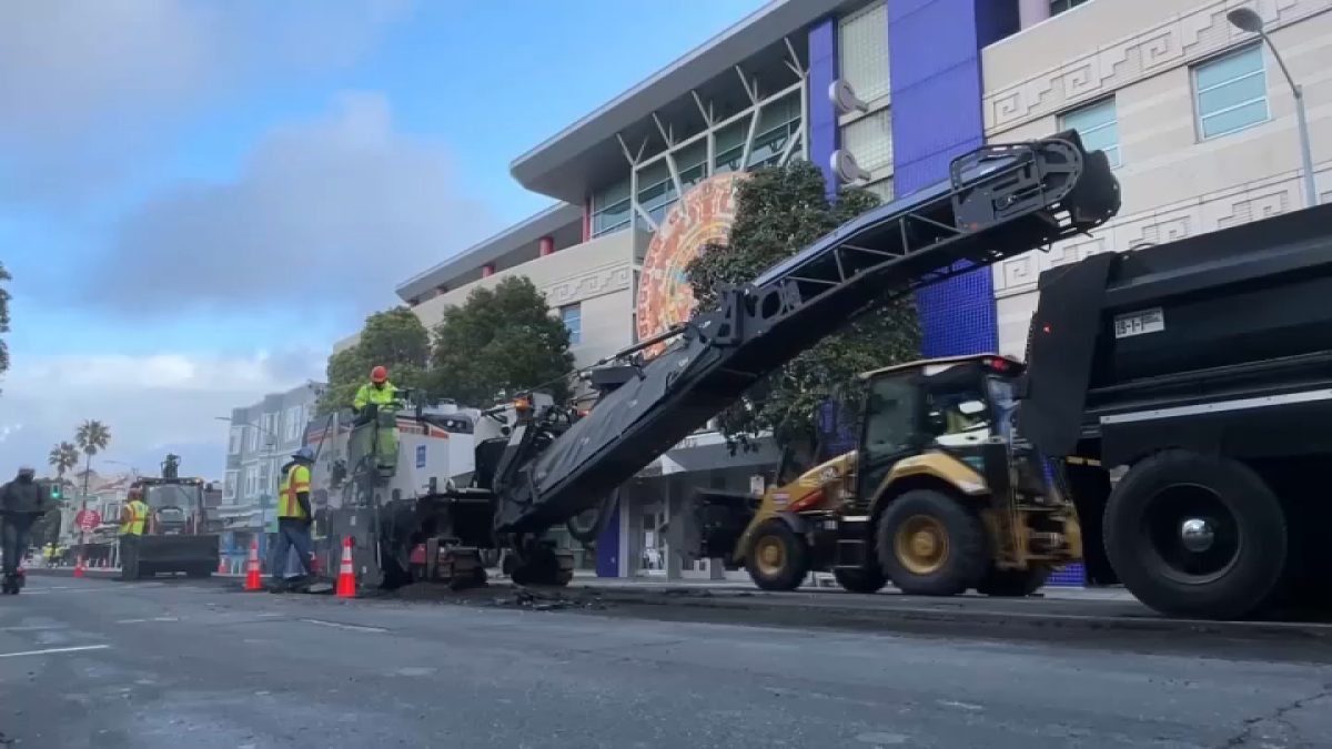 Valencia Street repaving begins after failed bike lane project – NBC ...