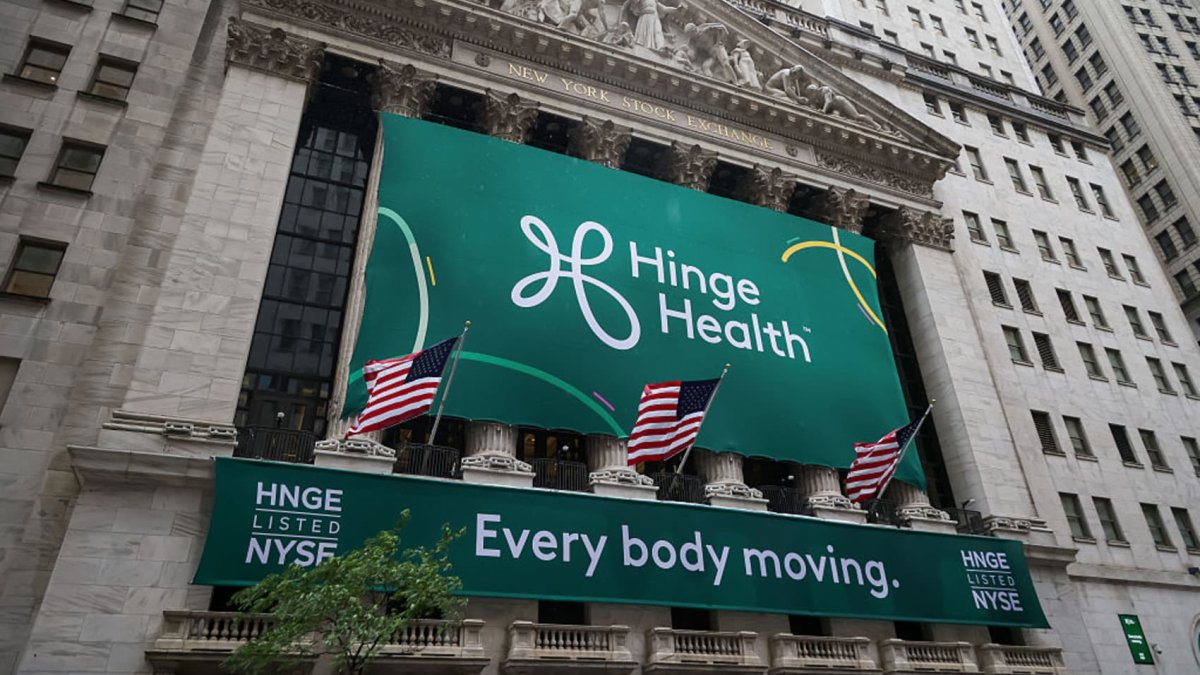 Hinge Health opens at $39.25 per share after pricing IPO at top end of ...
