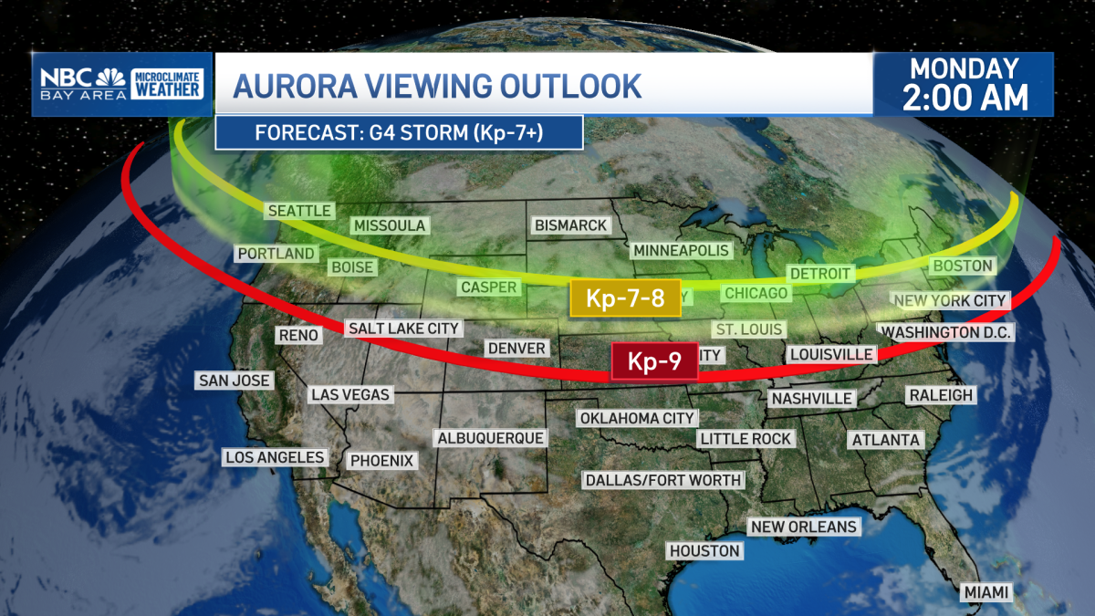 Bay Area Aurora viewing: What to know about chance to see the Northern ...