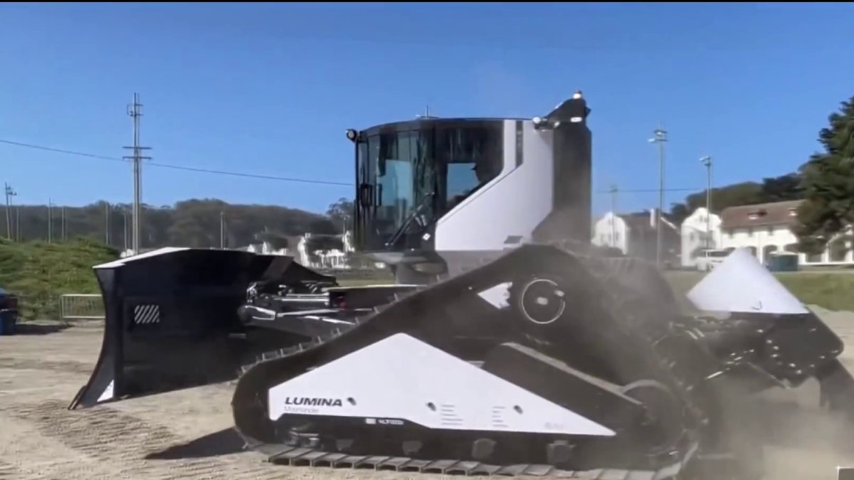 Tech startup shows off autonomous bulldozer in San Francisco – NBC Bay Area