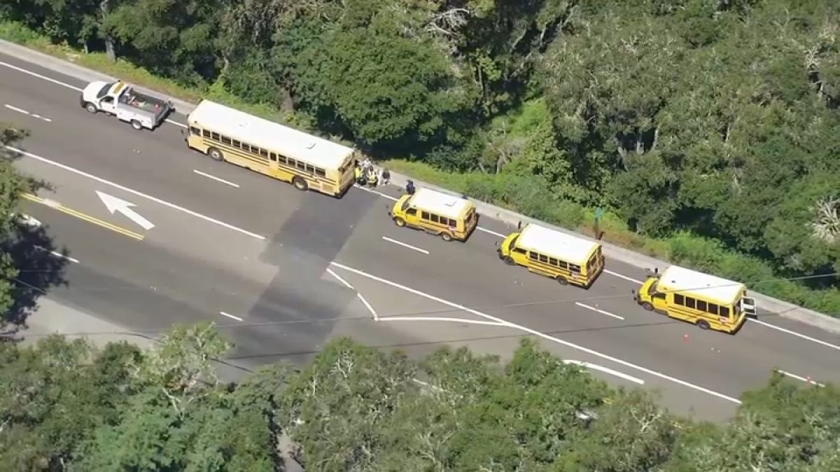 Students injured in school bus crash on Highway 17 – NBC Bay Area