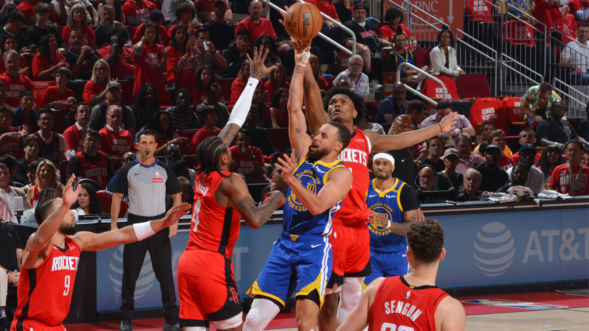 Rockets attack Steph Curry’s tender thumb with NBA rules on their side ...