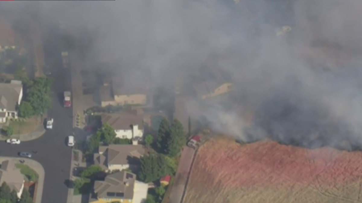 Vista Grande Fire: Crews reach 75% containment on Fairfield blaze – NBC ...