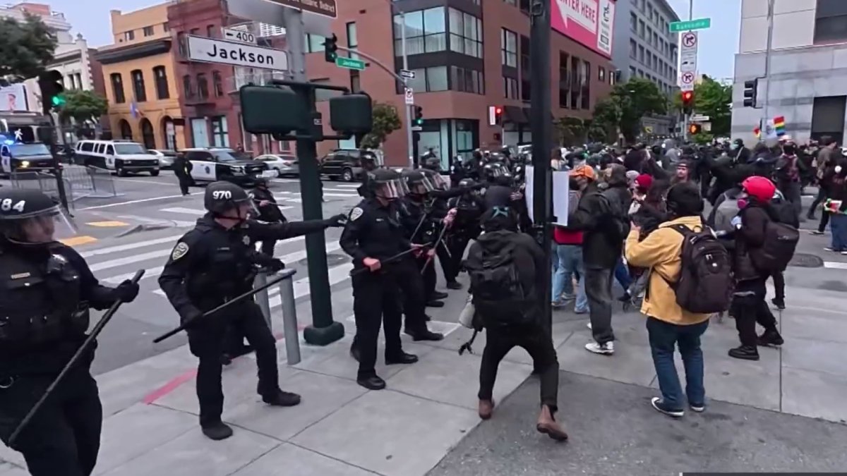 San Francisco protesters gather in solidarity with LA ICE protests ...