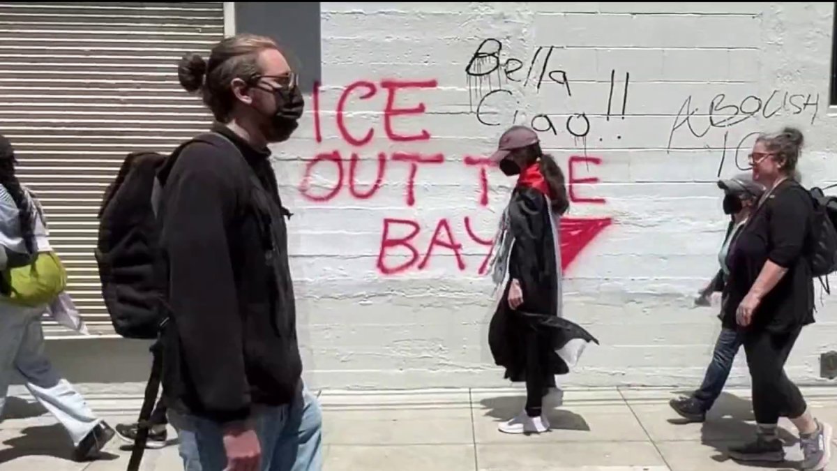 Protesters gather in San Francisco’s SOMA to denounce ICE – NBC Bay Area