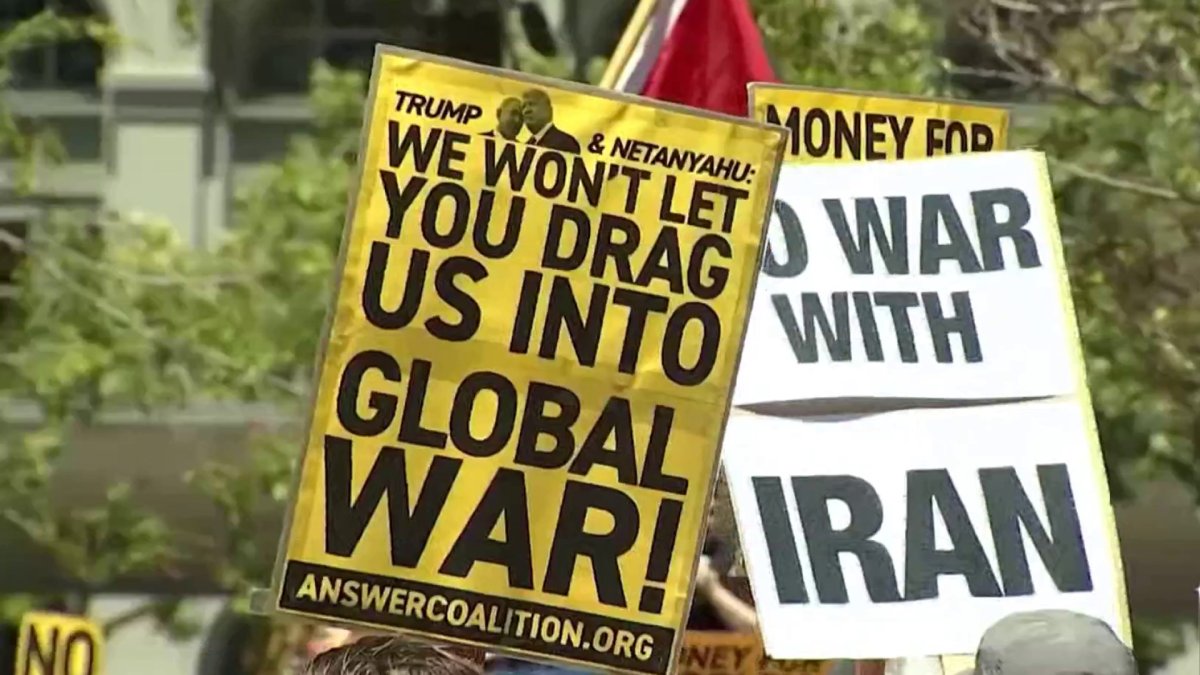 Protesters in San Francisco condemn US strikes on Iran – NBC Bay Area