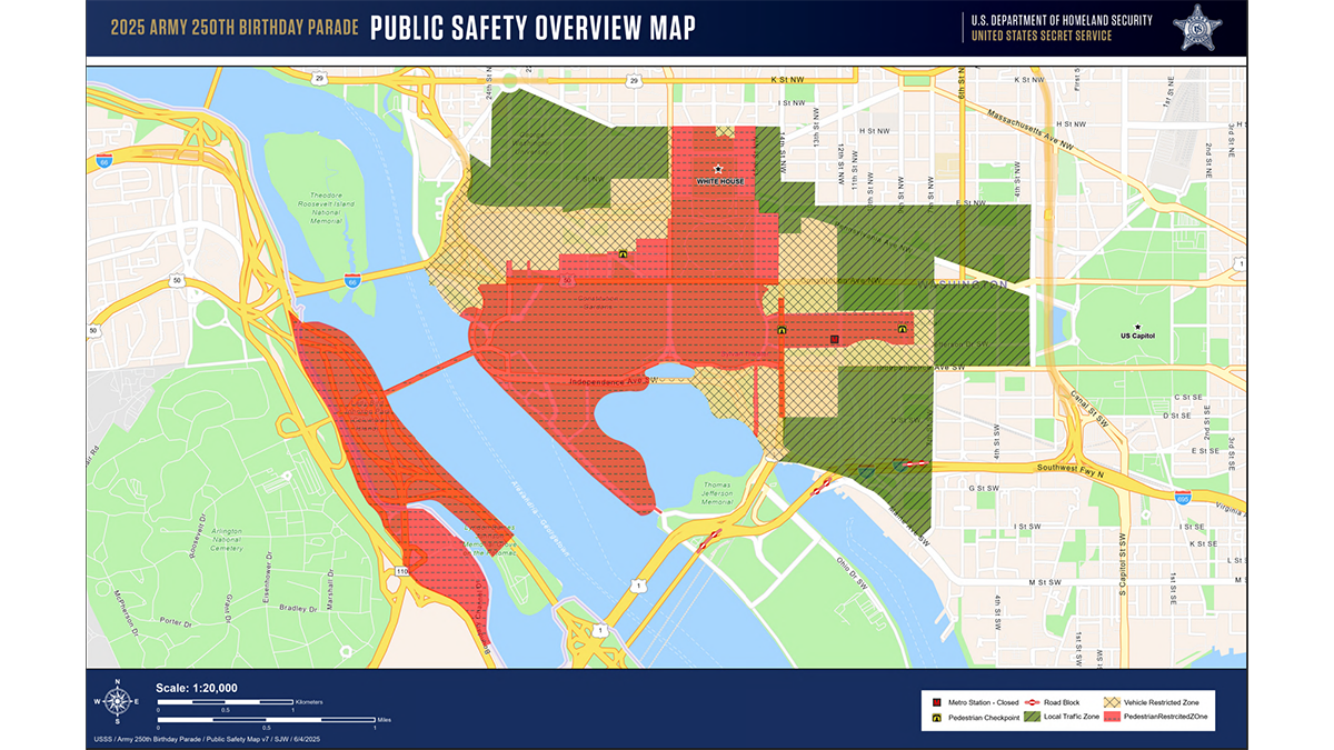 Trump’s military parade details for the Army’s 250th birthday – NBC Bay ...