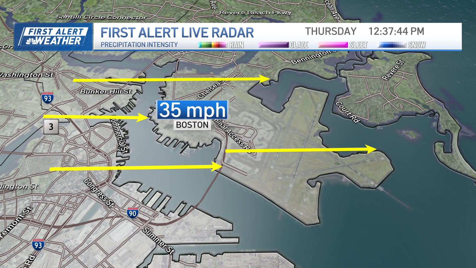JetBlue flight rolls of runway at Logan Airport while landing – NBC Bay ...