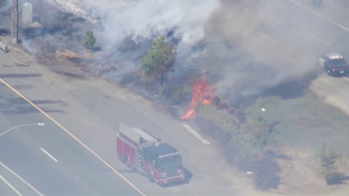 Fire in Benicia shuts down southbound I-680 – NBC Bay Area