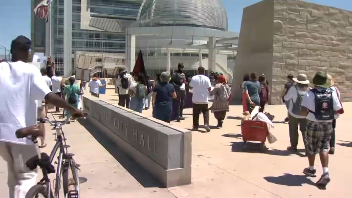 Upcoming sweep of San Jose’s Columbus Park met with protest – NBC Bay Area