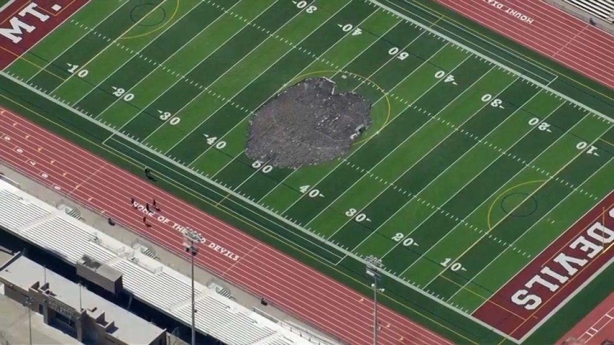 Fire damages new football field turf at Concord high school – NBC Bay Area