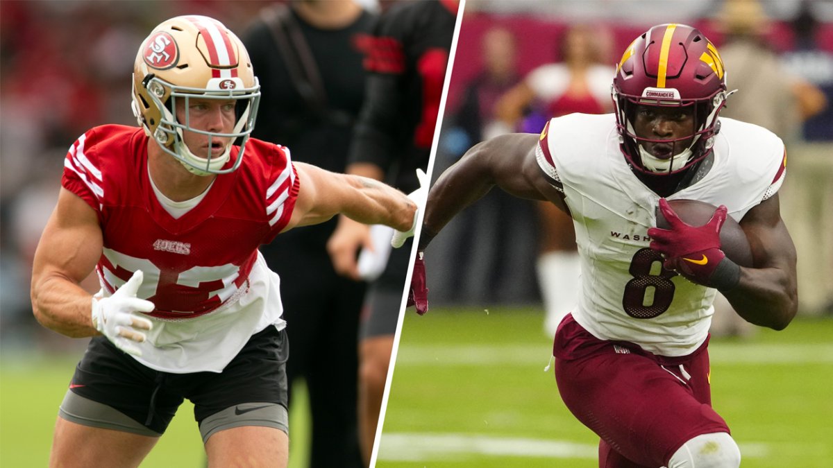 Christian McCaffrey, Brian Robinson prepare as Week 1 starters – NBC ...