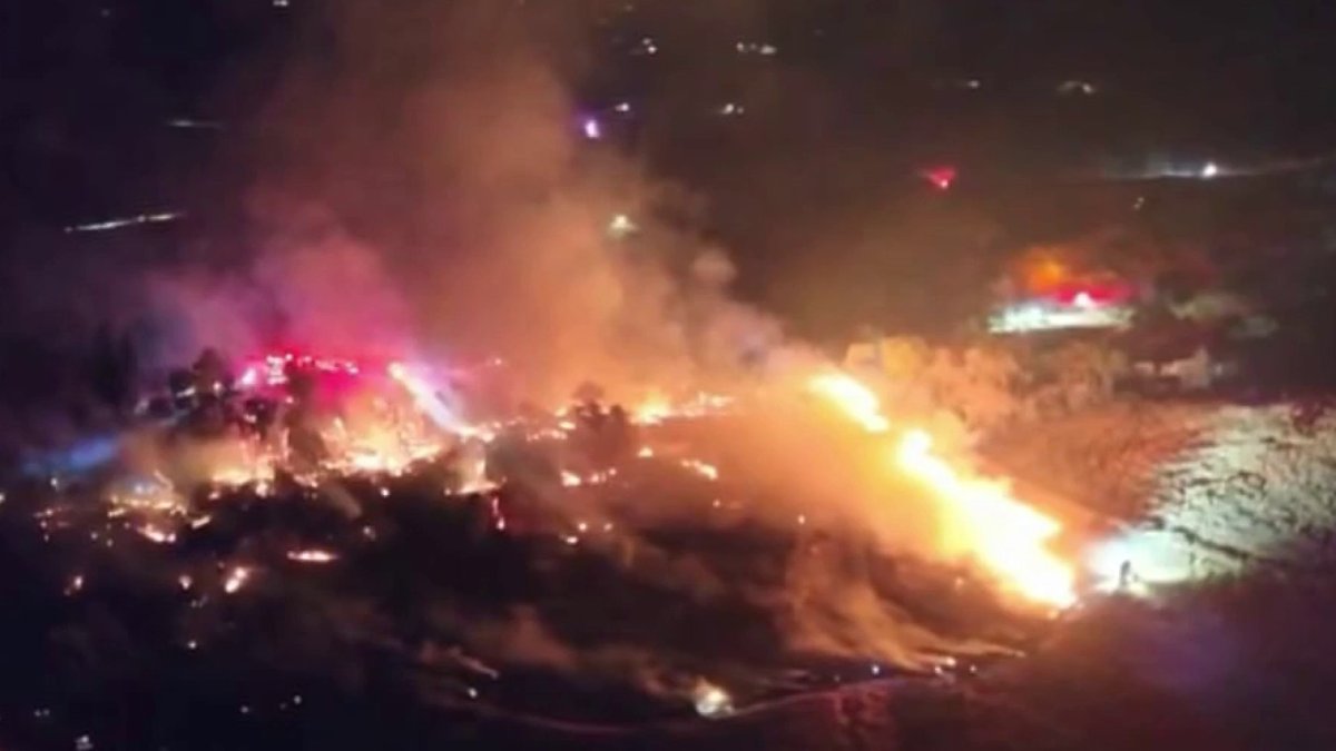 Shale fire burns 13 acres in Vacaville – NBC Bay Area