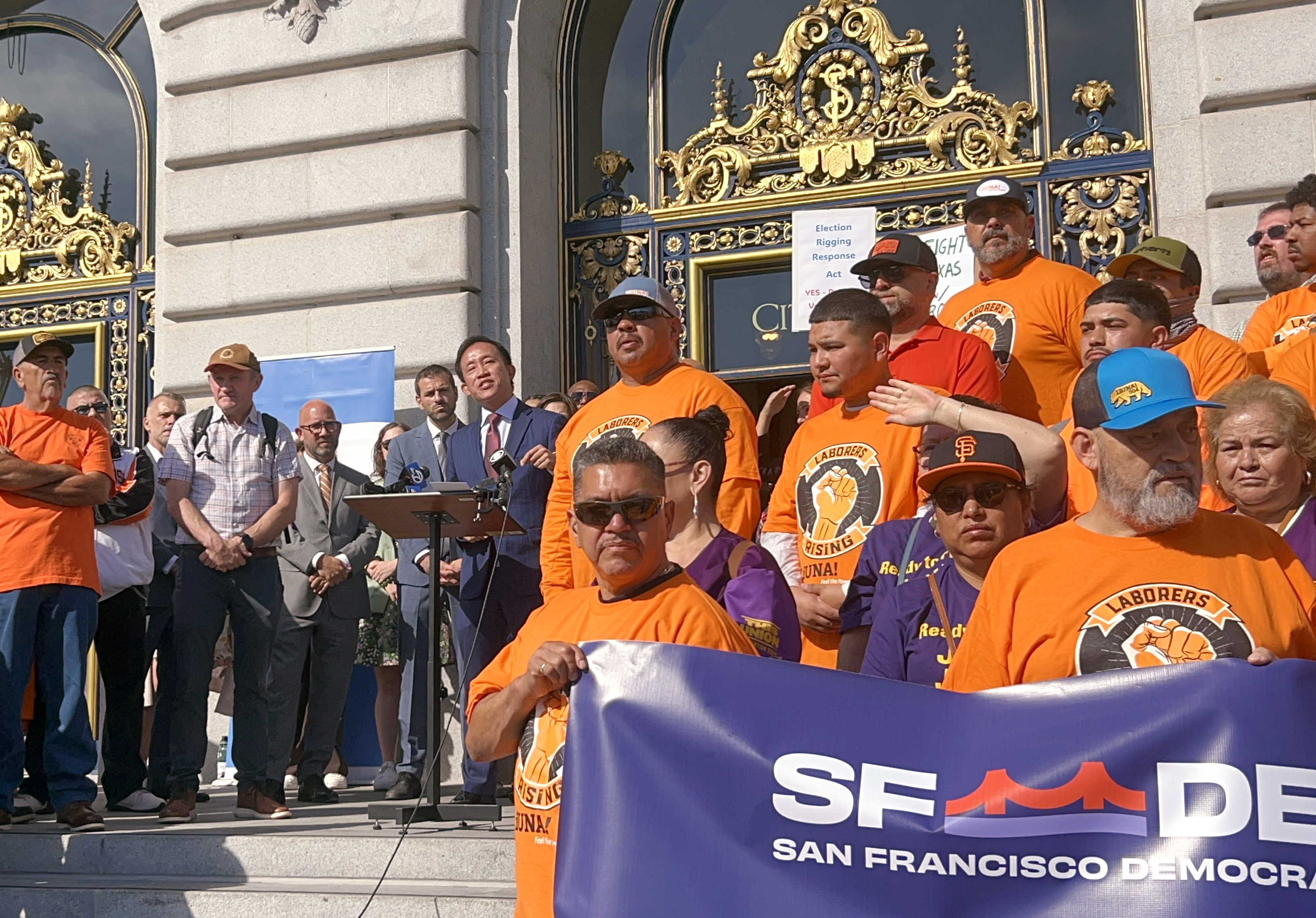 Leaders rally in San Francisco for Prop 50 – NBC Bay Area