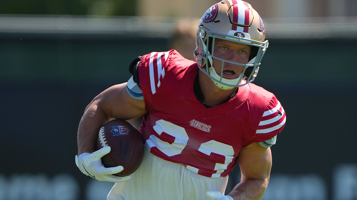 Christian McCaffrey limited at 49ers practice with calf injury – NBC ...