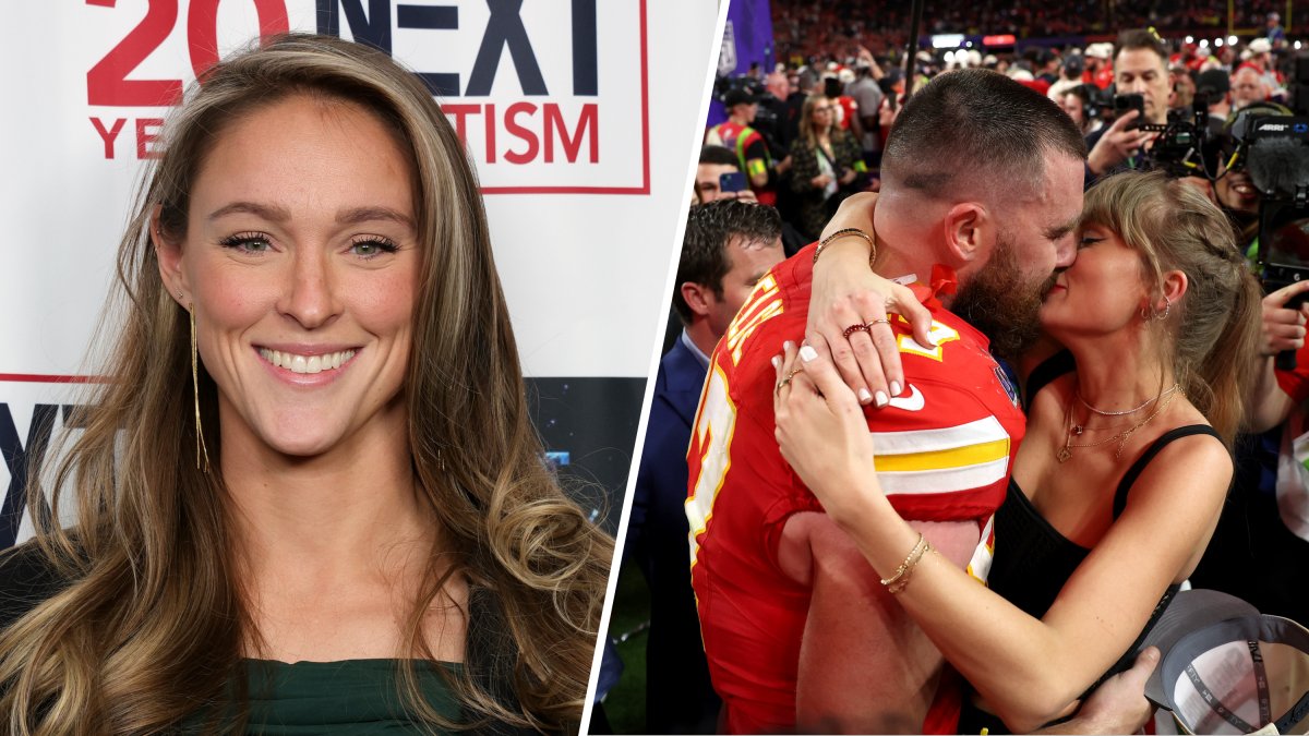 Kylie Kelce shares her daughters’ reaction to Taylor Swift and Travis Kelce’s engagement – NBC ...