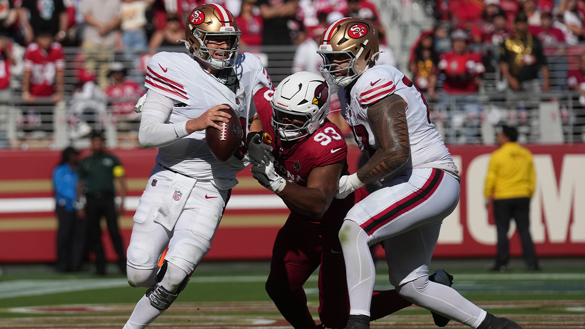 What Mac Jones told Dominick Puni after safety in 49ers’ win – NBC Bay Area