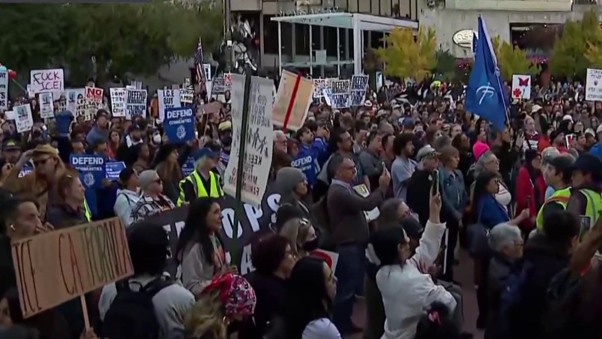 Protesters hold SF march and rally in opposition of Trump’s immigration ...
