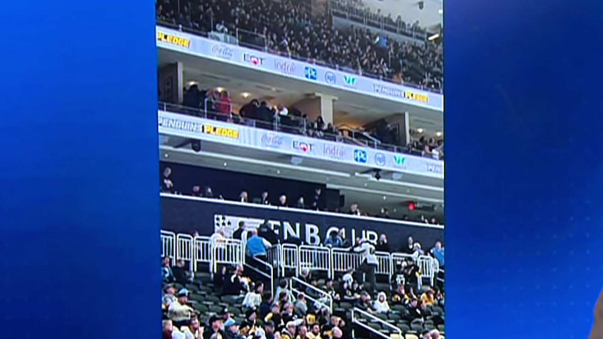 Fan at Penguins game falls from upper concourse – NBC Bay Area