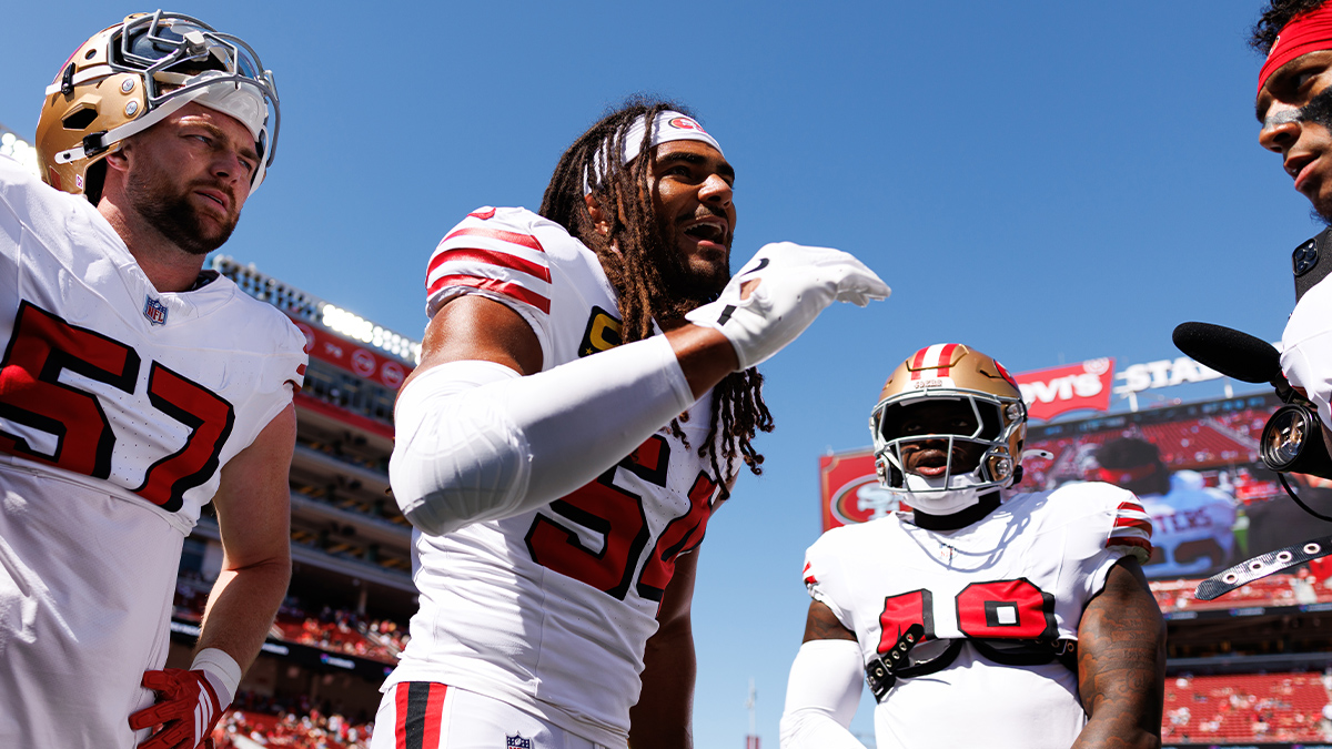 What Tatum Bethune has learned from ‘brother’ Fred Warner – NBC Bay Area