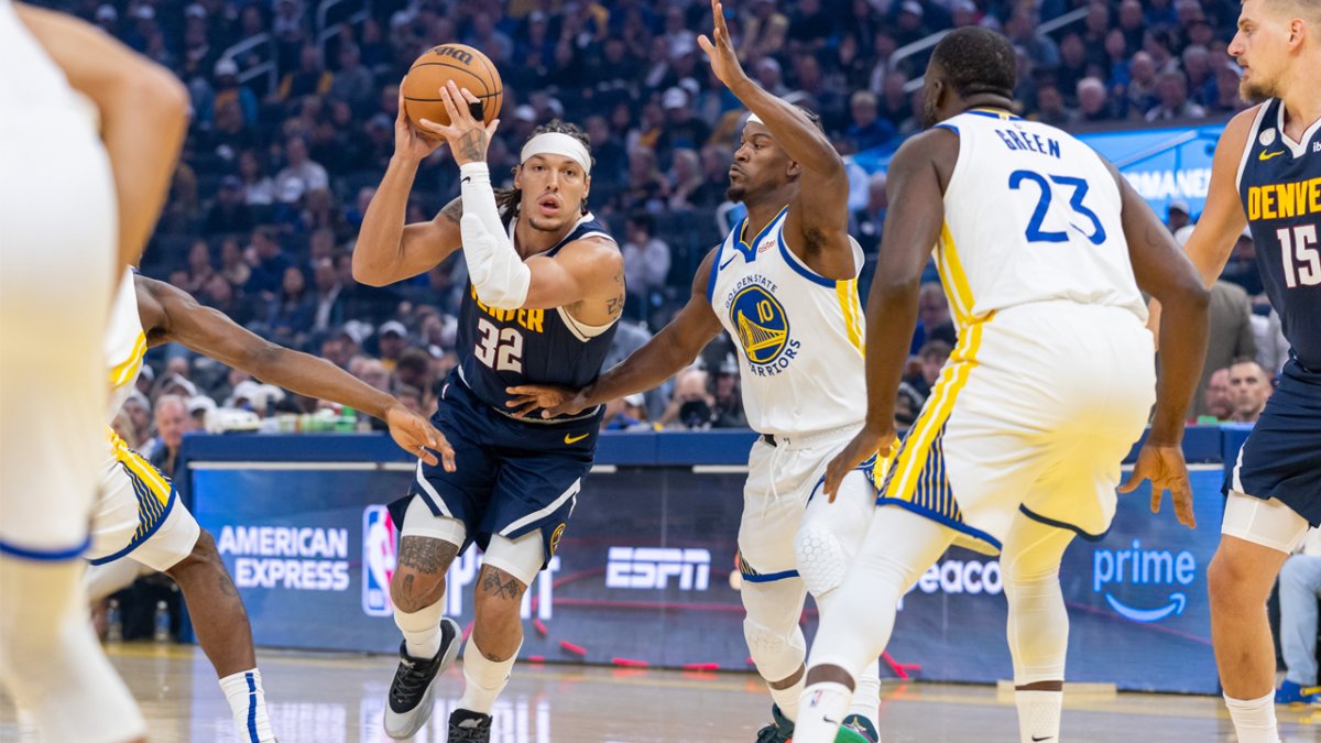 Warriors unleash ‘monster lineup’ in comeback win vs. Nuggets – NBC Bay ...