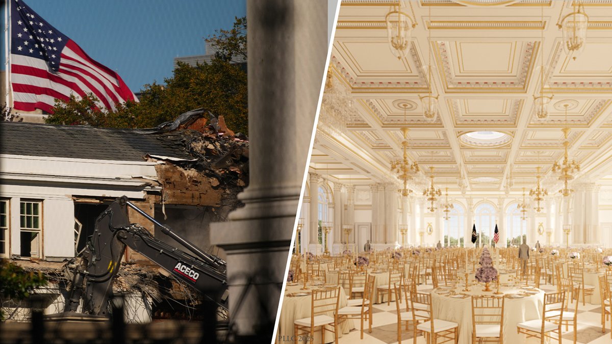 Demolition begins at White House to build Trump’s $250M ballroom – NBC ...