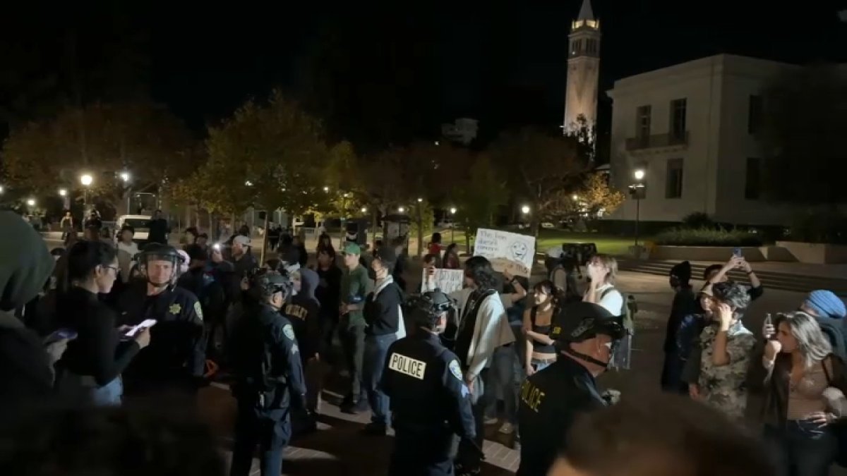 Turning Point USA event at UC Berkeley met with protest – NBC Bay Area
