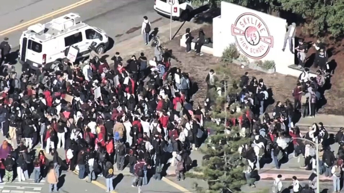 Oakland students hold walkout over on-campus shootings – NBC Bay Area