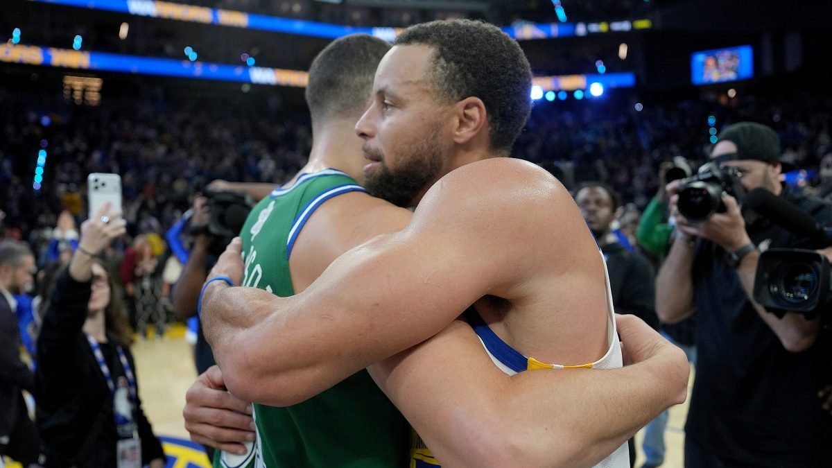 Steph Curry reminded of NBA journey playing Klay Thompson – NBC Bay Area