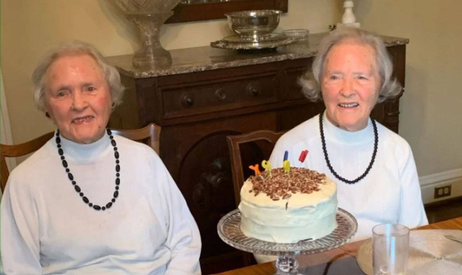 See the stunning then and now pics of twins who just turned 100 – NBC ...