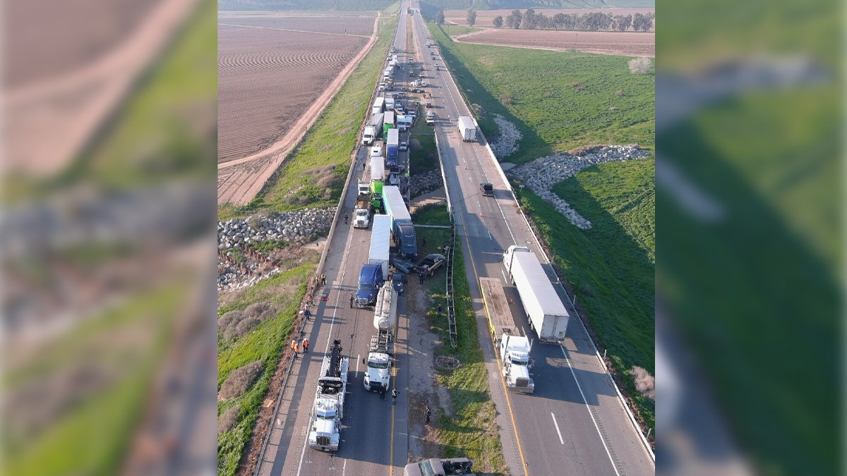 43-car pileup on foggy Central California highway – NBC Bay Area