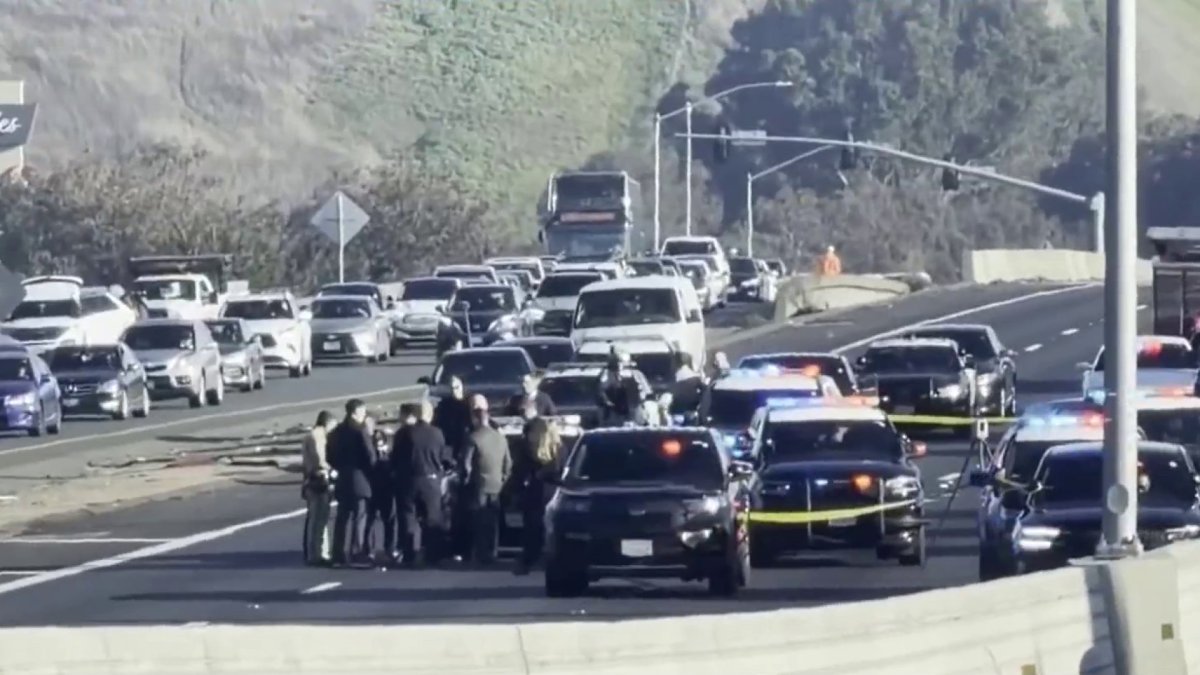 Officer-involved shooting blocks I-80 near Hercules – NBC Bay Area
