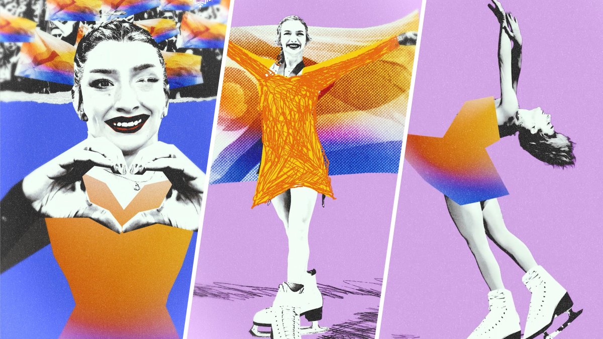 Amber Glenn remembers her first skate after coming out – NBC Bay Area