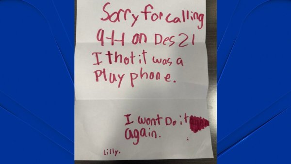 Girl sends North Haven police adorable apology letter for accidental ...