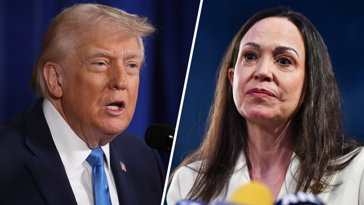 Venezuela’s opposition leader María Corina Machado visits Trump – NBC ...