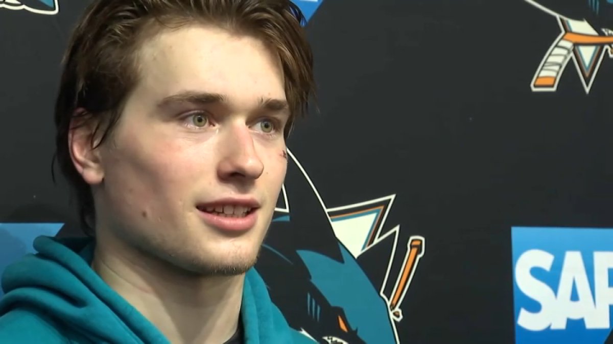 Macklin Celebrini returns to the San Jose Sharks after Olympics – NBC ...