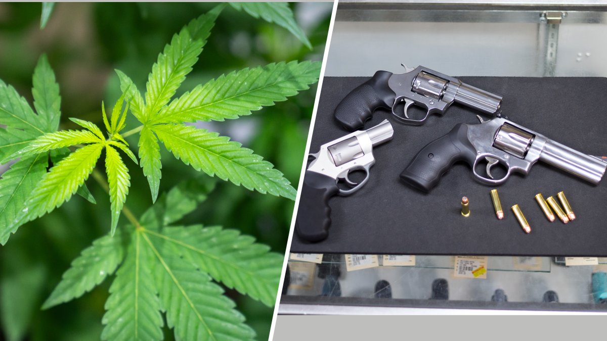 Supreme Court case over marijuana users owning guns creates unusual ...