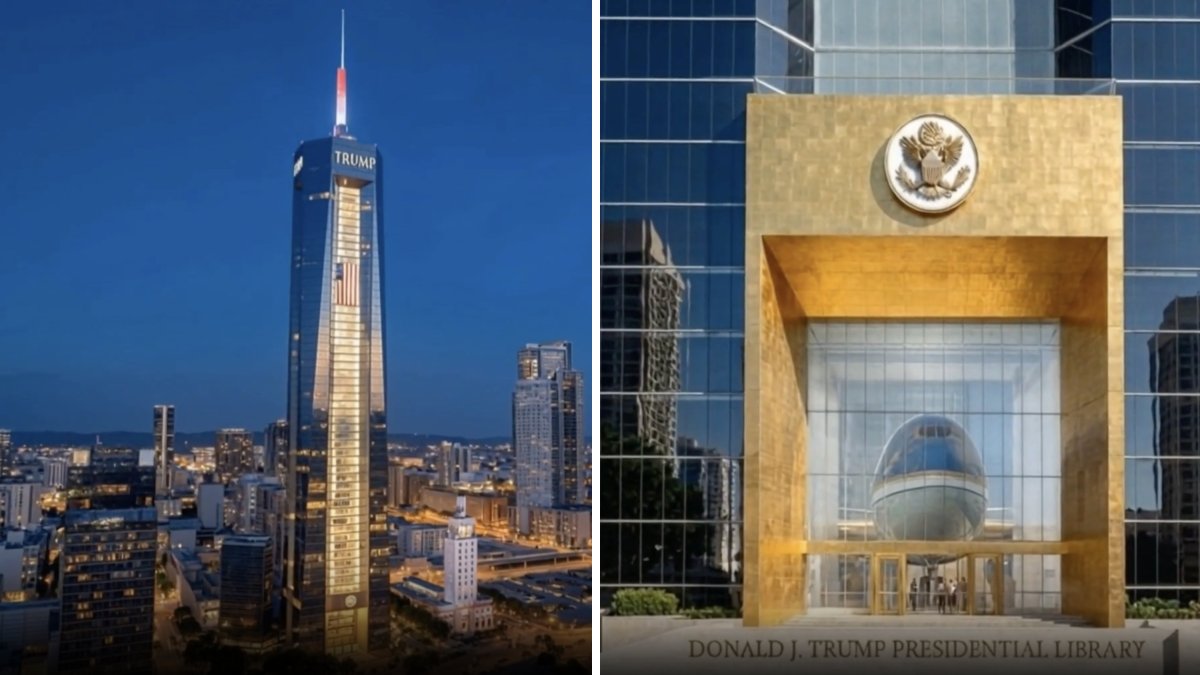 Renderings revealed for Trump’s presidential skyscraper library in ...