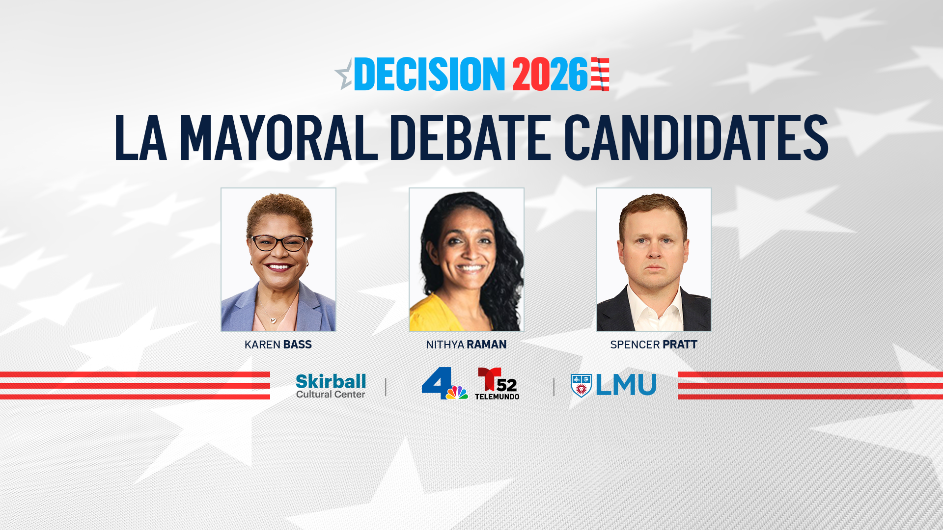 Candidates for LA mayor, California governor to meet in debates – NBC ...
